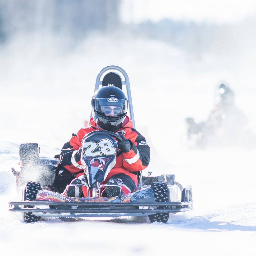 Ice karting in Tahko