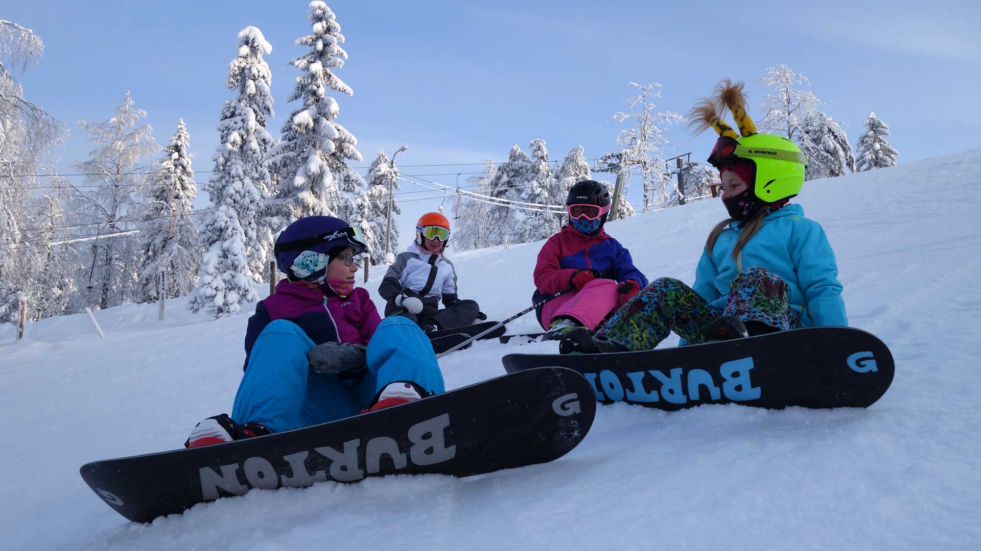 Laskettelu ja lumilautailu Tahkolla