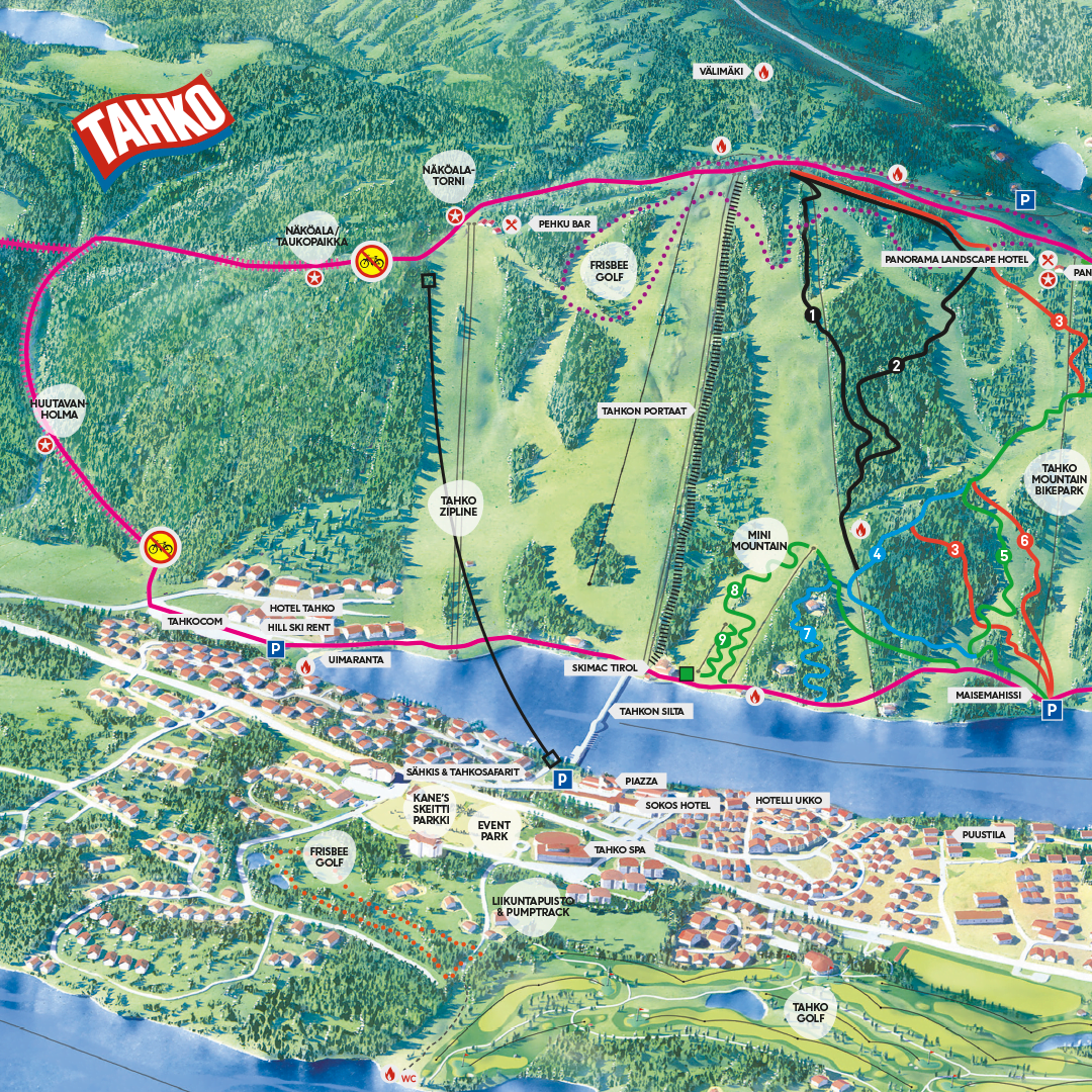 Tahko Zipline | Finland's longest zipline