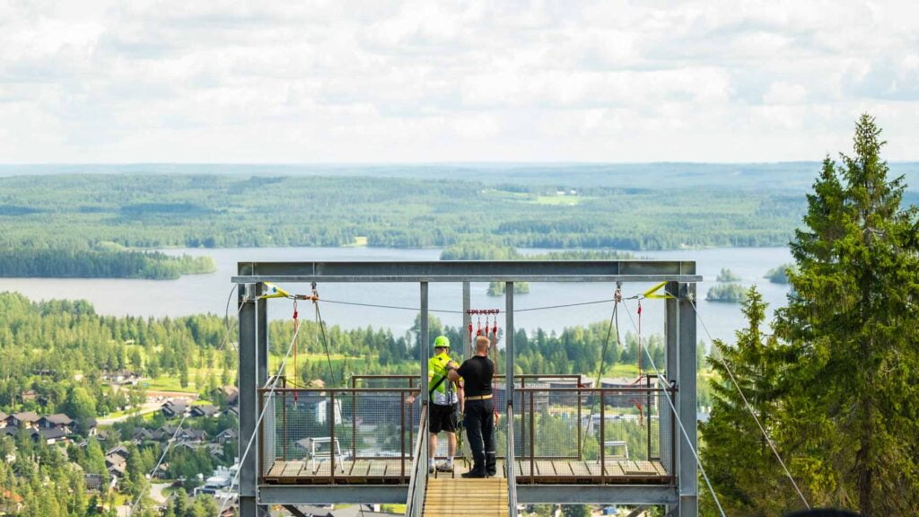 Tahko Zipline | Finland's longest zipline