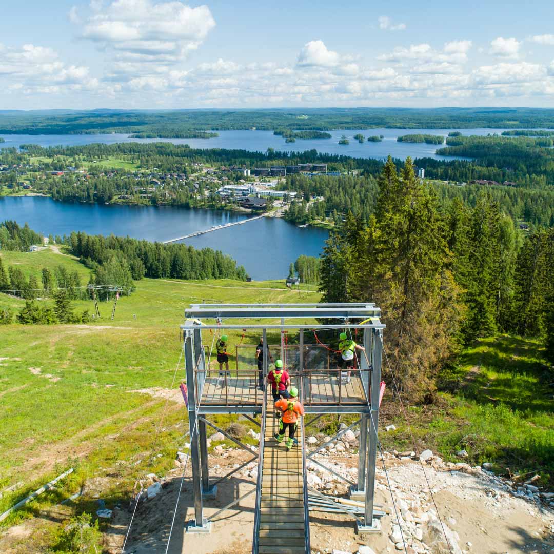 Tahko Zipline | Finland's longest zipline